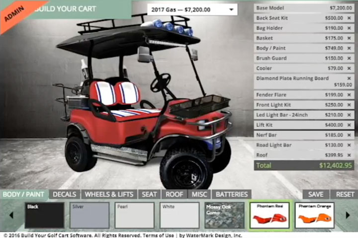 Custom Golf Carts for Club Car, EZGO & Yamaha | Build Your Golf Cart ...